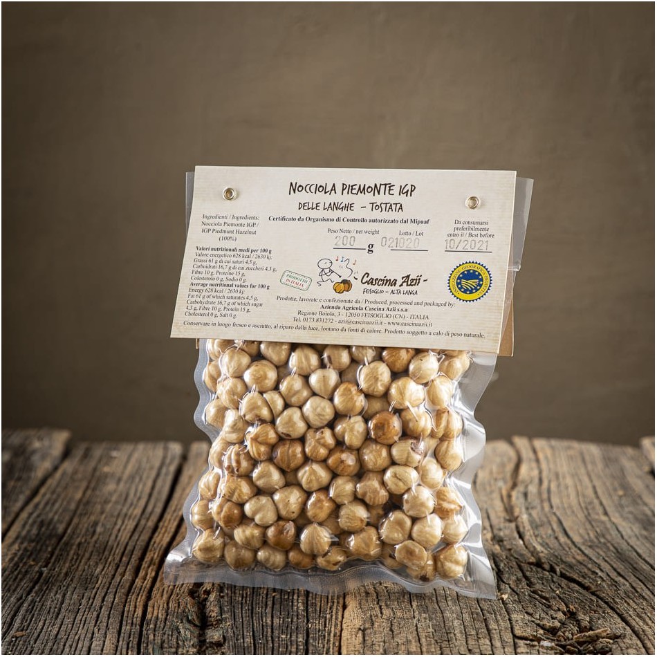 Nocciole Piemonte I.G.P. Tostate - Cascina Azii - vendita online
